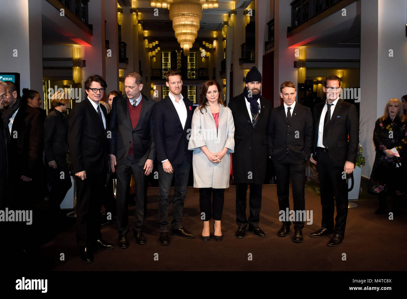 Emily Watson, Rupert Everett, Edwin Thomas and Crewmembers attending ...