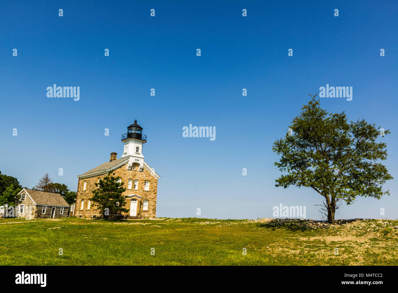 Sheffield Island Lighthouse South Norwalk, Connecticut, USA Stock Photo ...