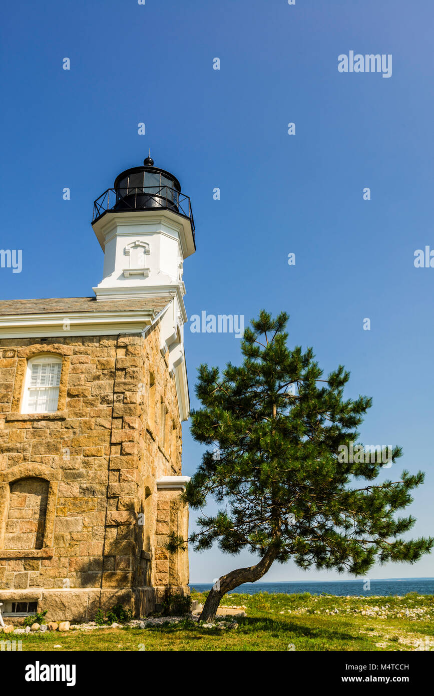 Sheffield Island Lighthouse South Norwalk, Connecticut, USA Stock Photo ...