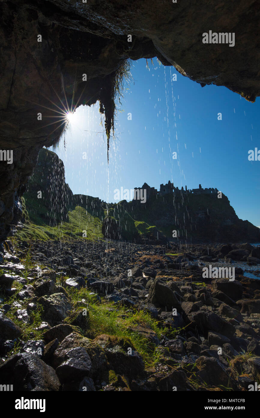 Inside dunluce castle hi-res stock photography and images - Alamy