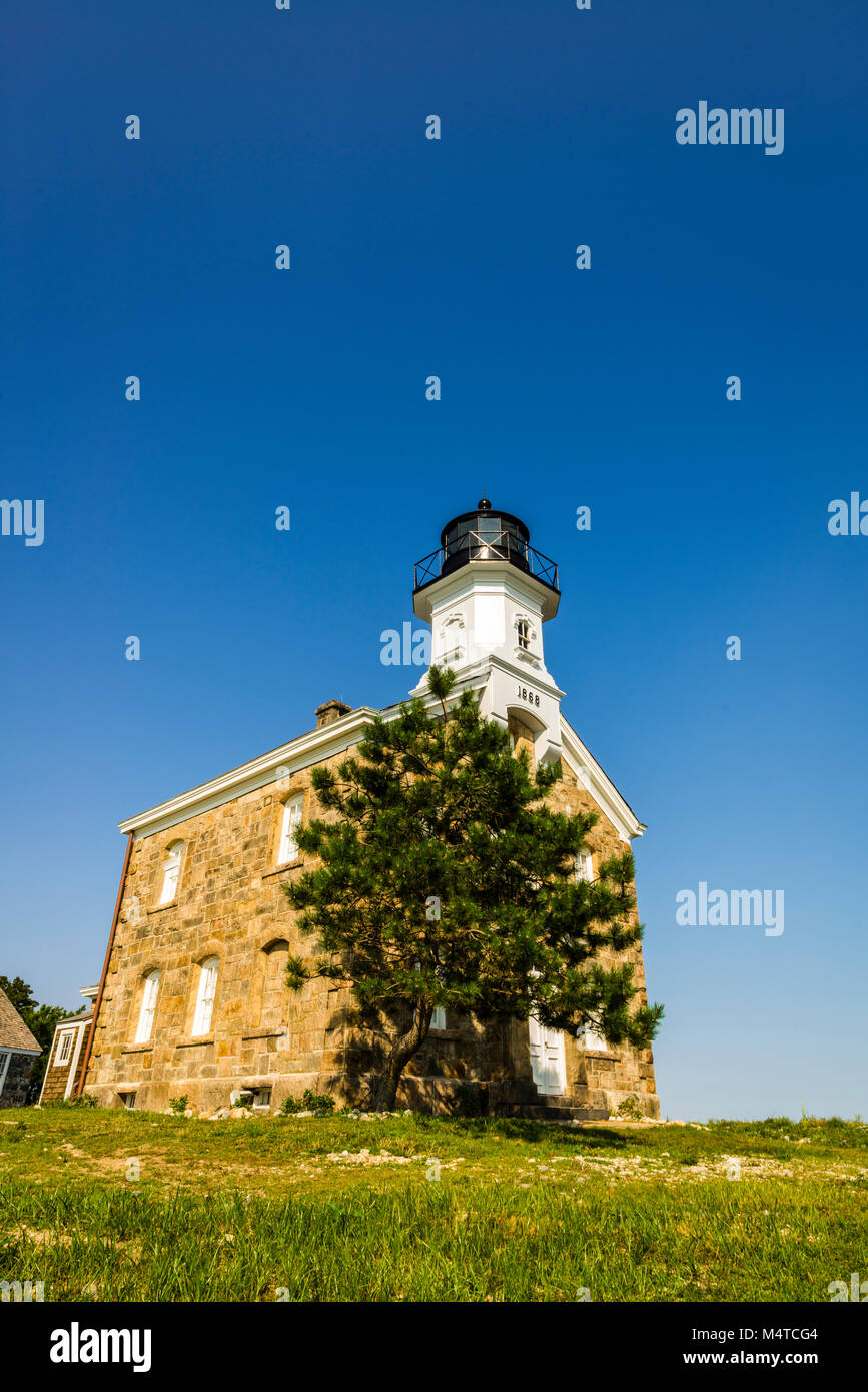 Sheffield Island Lighthouse South Norwalk, Connecticut, USA Stock Photo ...