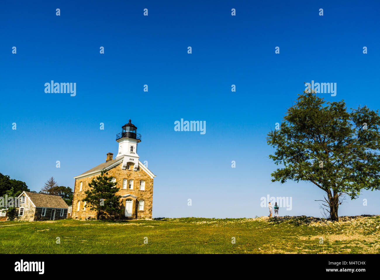Sheffield Island Lighthouse South Norwalk, Connecticut, USA Stock Photo ...