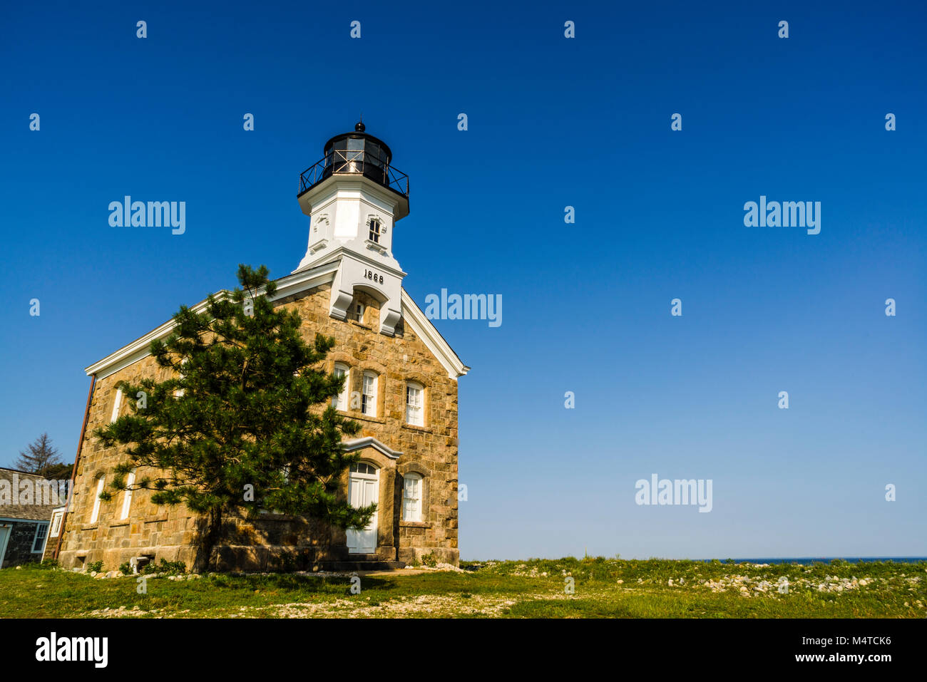 Sheffield Island Lighthouse South Norwalk, Connecticut, USA Stock Photo ...