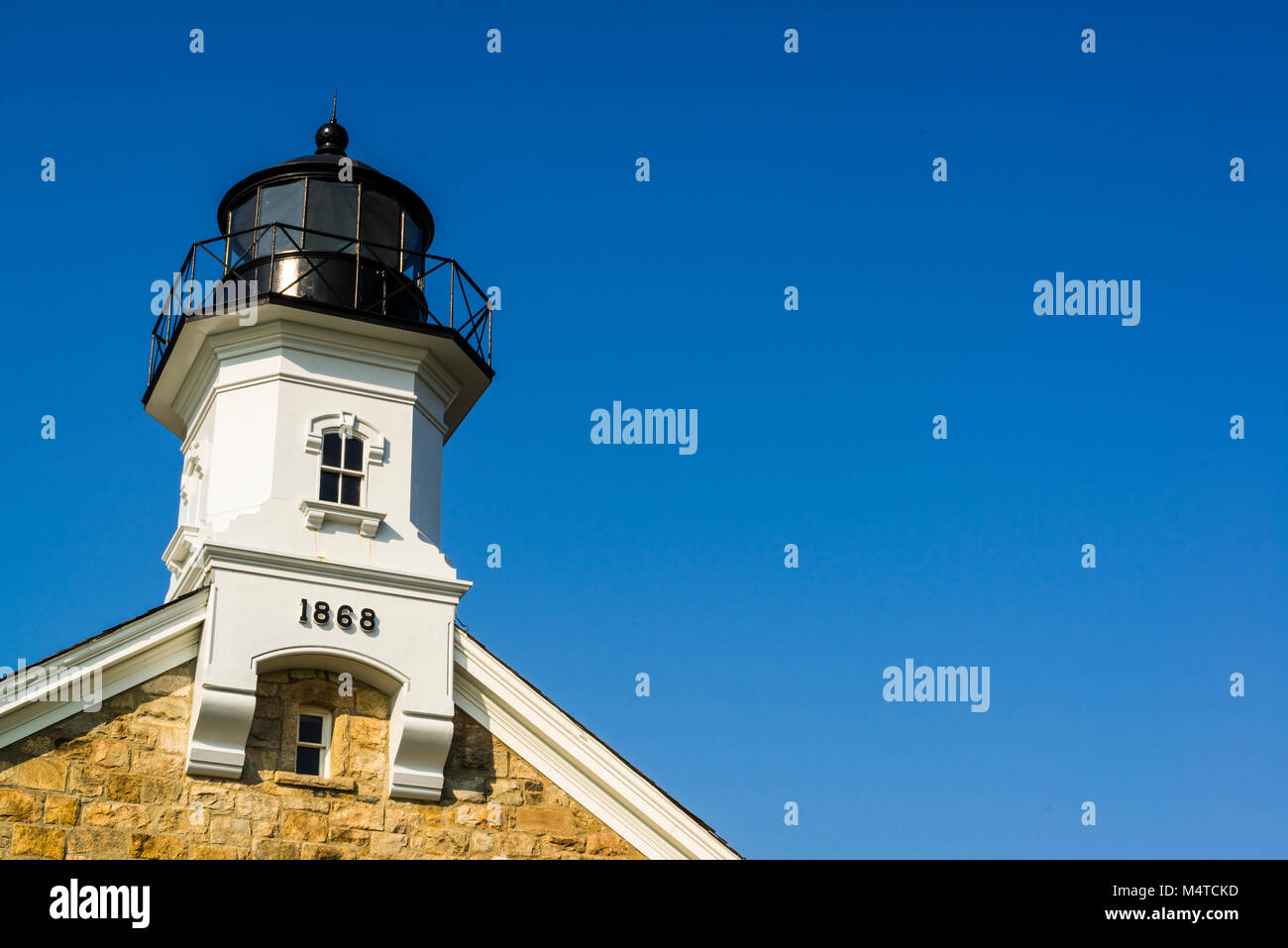 Sheffield Island Lighthouse South Norwalk, Connecticut, USA Stock Photo ...