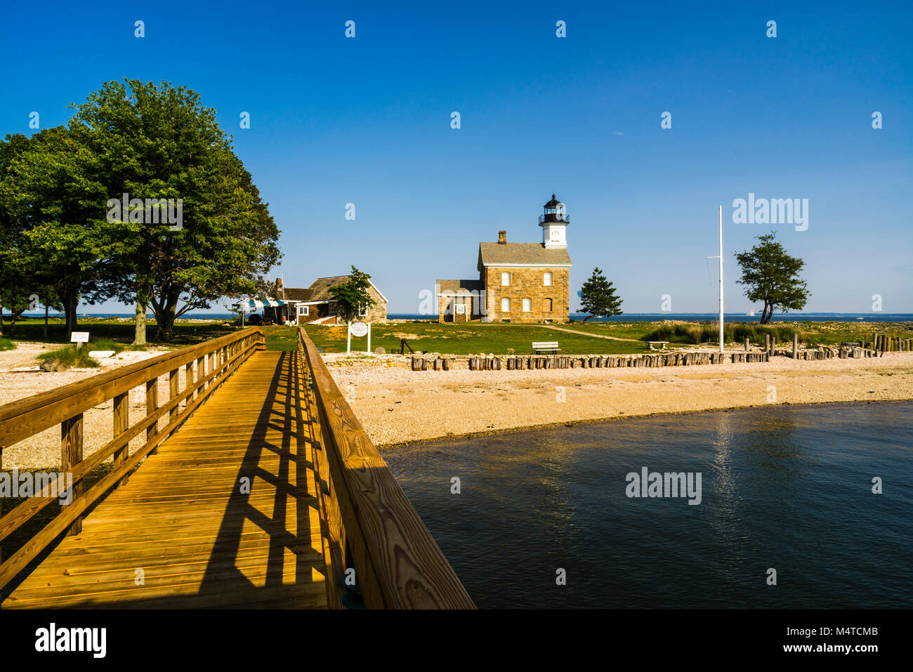 Sheffield Island Lighthouse South Norwalk, Connecticut, USA Stock Photo ...