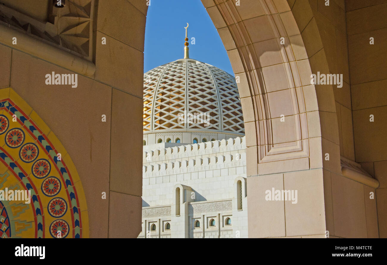 Grand Mosque in Muscat Oman Stock Photo - Alamy