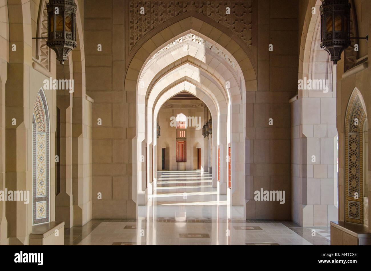 Grand Mosque in Muscat Oman Stock Photo - Alamy