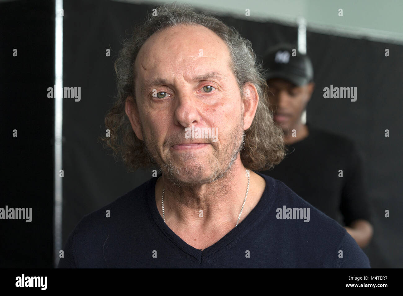 New York, United States. 10th Feb, 2018. Designer Custo Dalmau poses ...