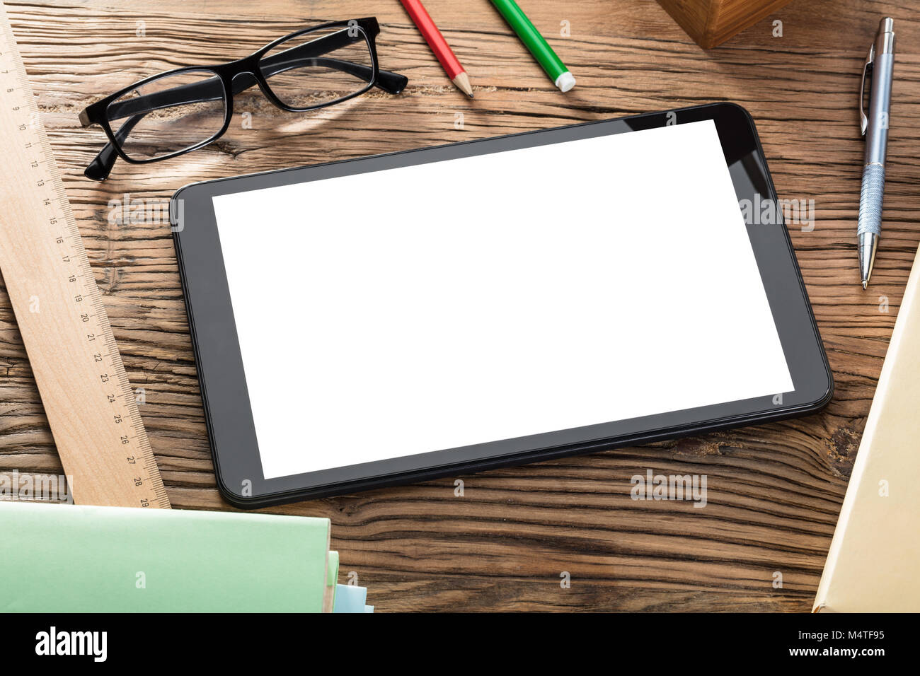 Workplace blank tablet notepad hi-res stock photography and images - Alamy