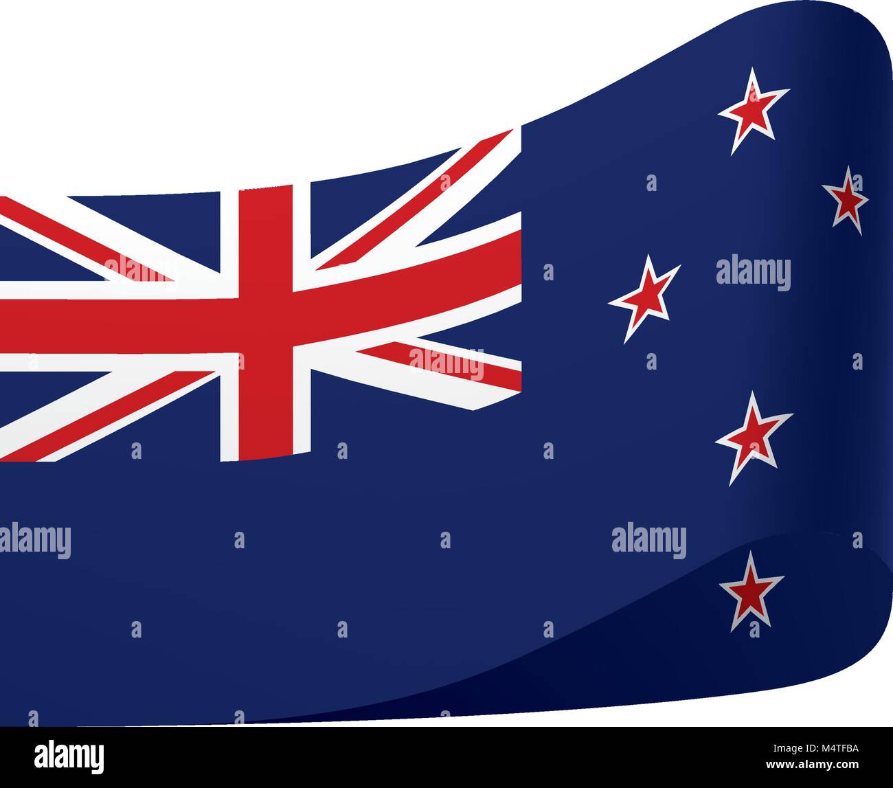 New Zealand flag, vector illustration Stock Vector Image & Art - Alamy