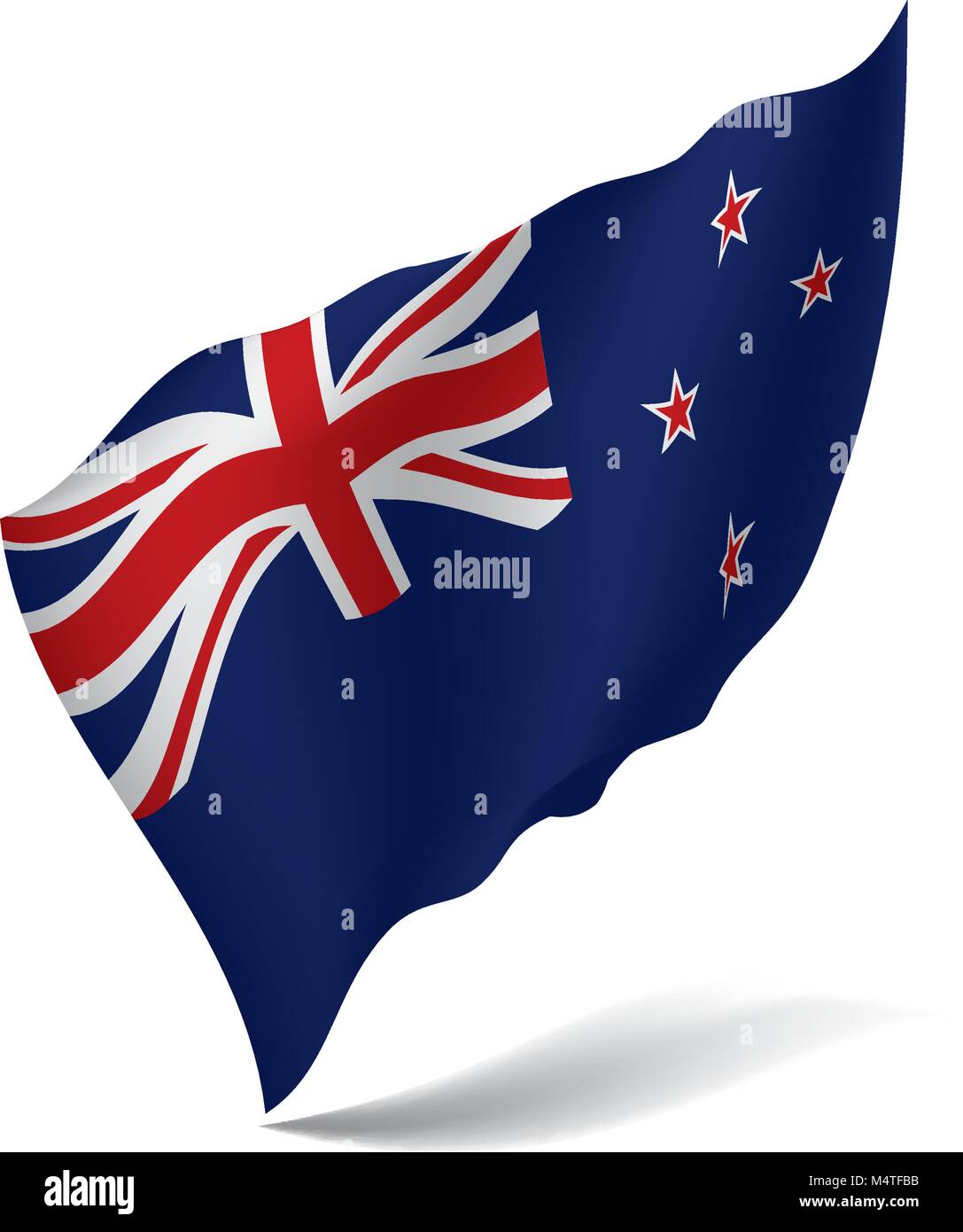 New Zealand flag, vector illustration Stock Vector Image & Art - Alamy