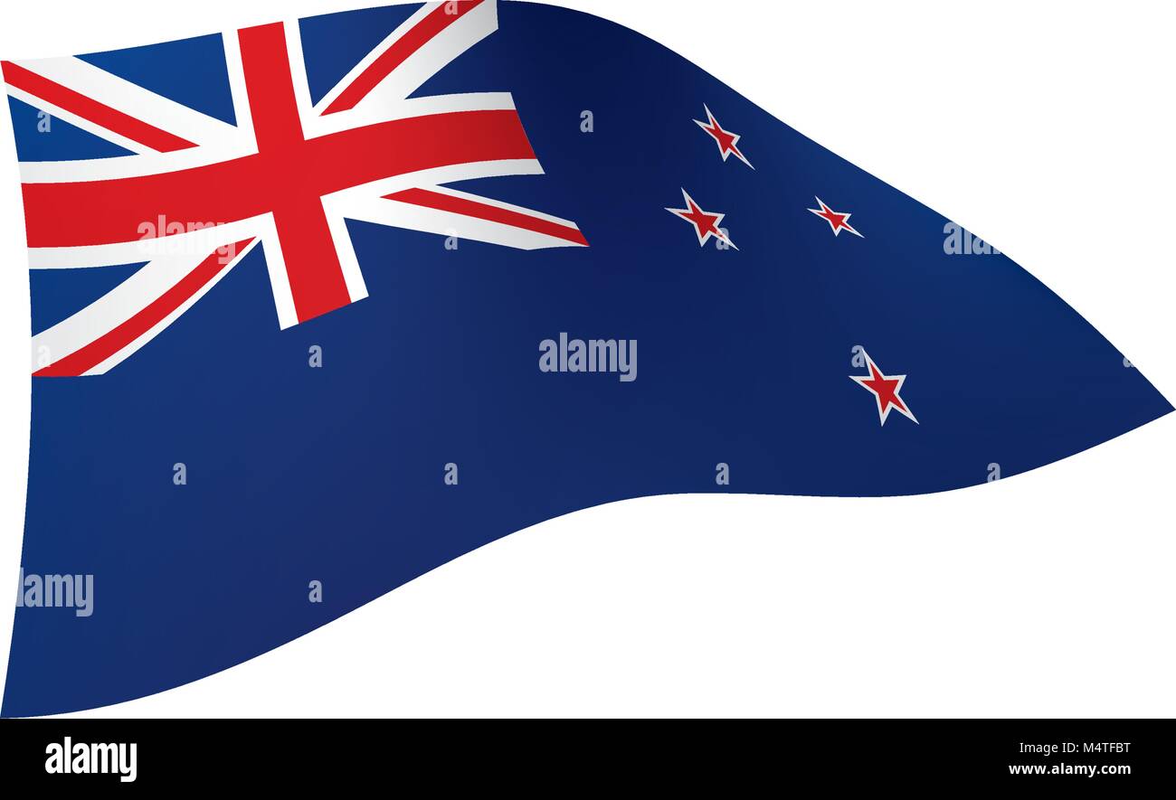 New Zealand flag, vector illustration Stock Vector Image & Art - Alamy