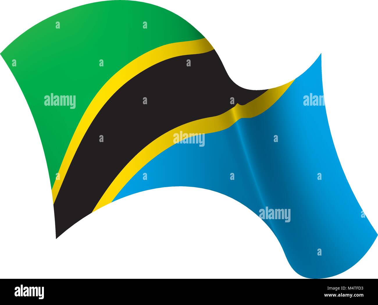 Tanzania flag, vector illustration Stock Vector Image & Art - Alamy