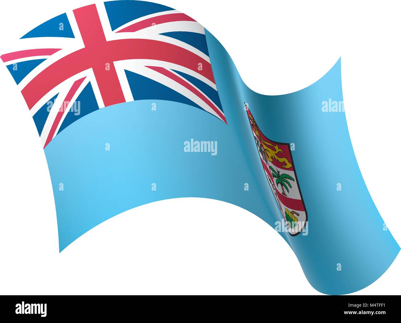 Fiji flag, vector illustration Stock Vector Image & Art - Alamy
