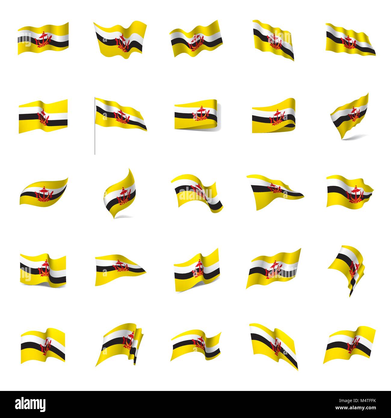 flag, vector illustration on a white background Stock Vector Image ...