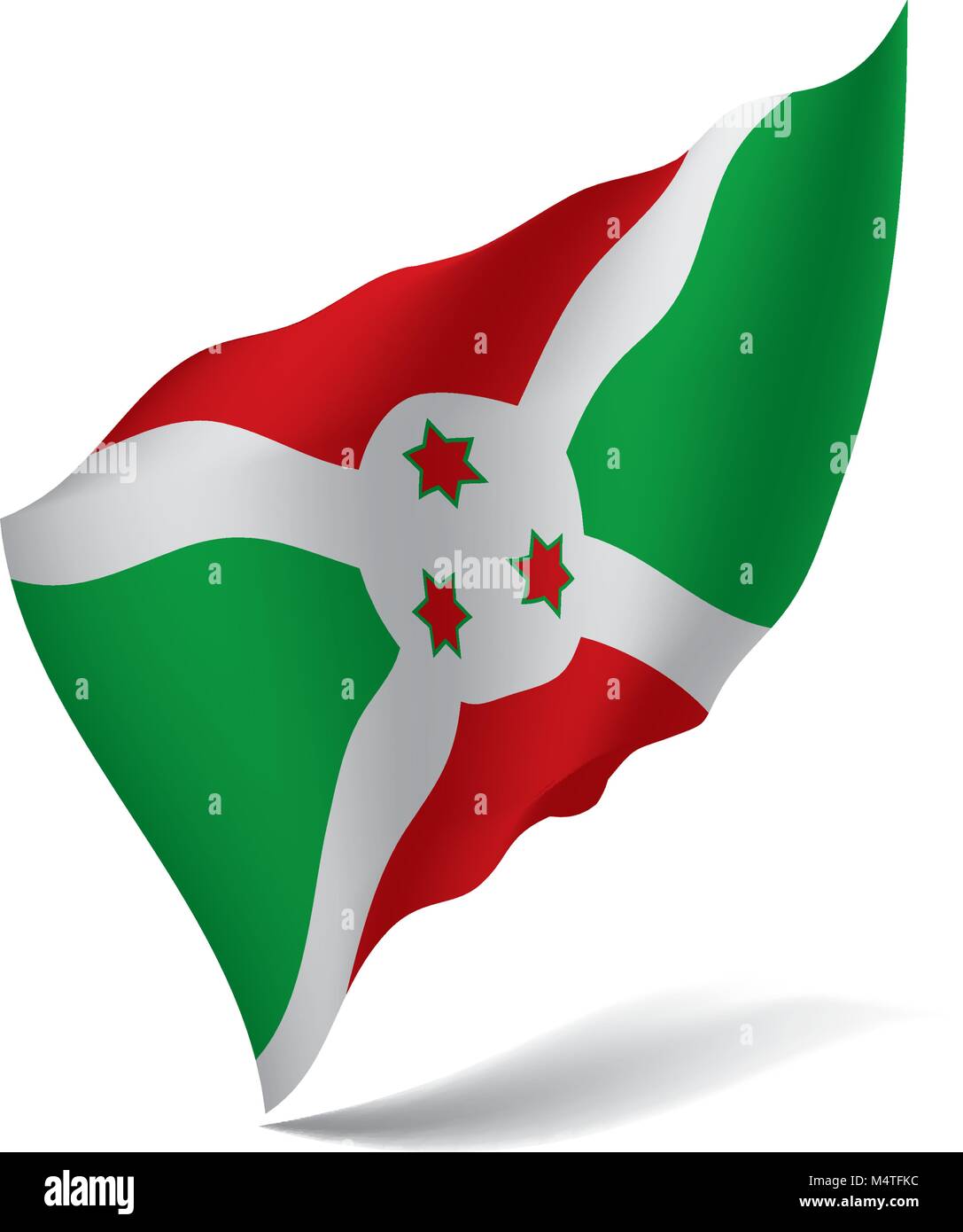 Burundi Flag Vector Illustration Stock Vector Image And Art Alamy