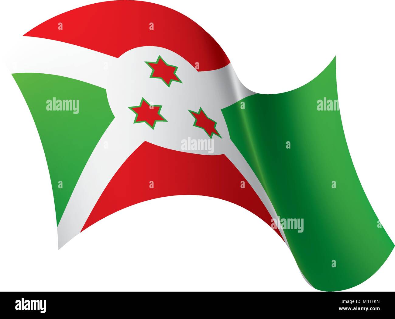 Burundi flag, vector illustration Stock Vector Image & Art - Alamy