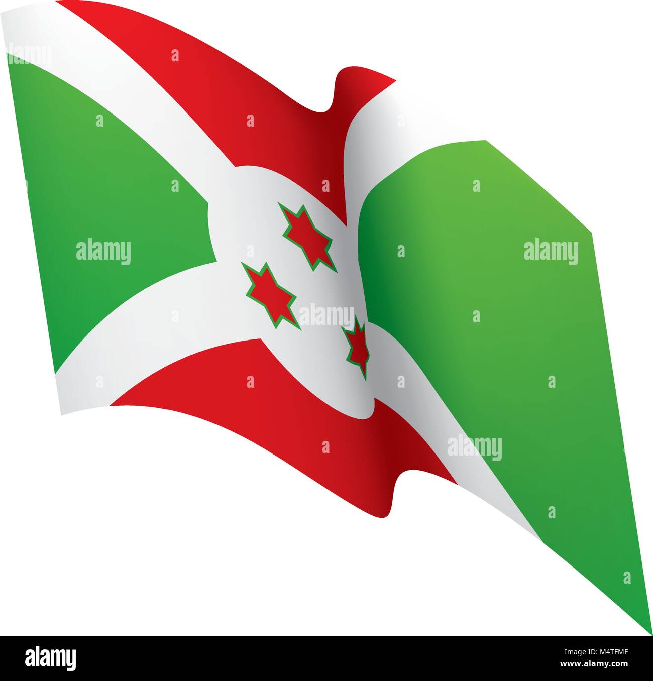 Burundi Flag Vector Illustration Stock Vector Image And Art Alamy