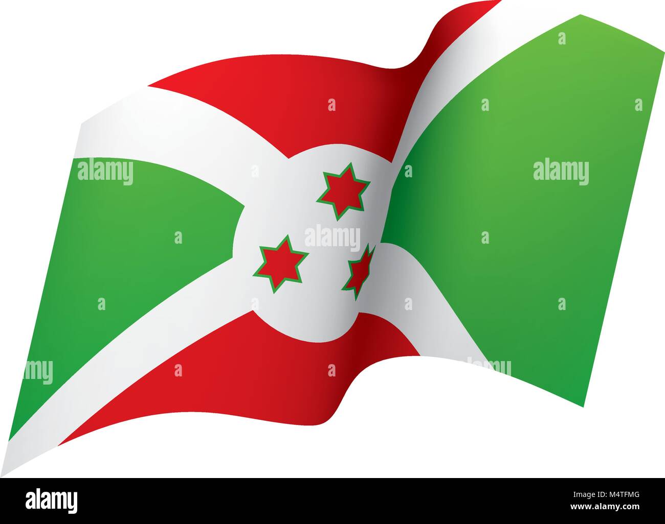 Burundi flag, vector illustration Stock Vector Image & Art - Alamy