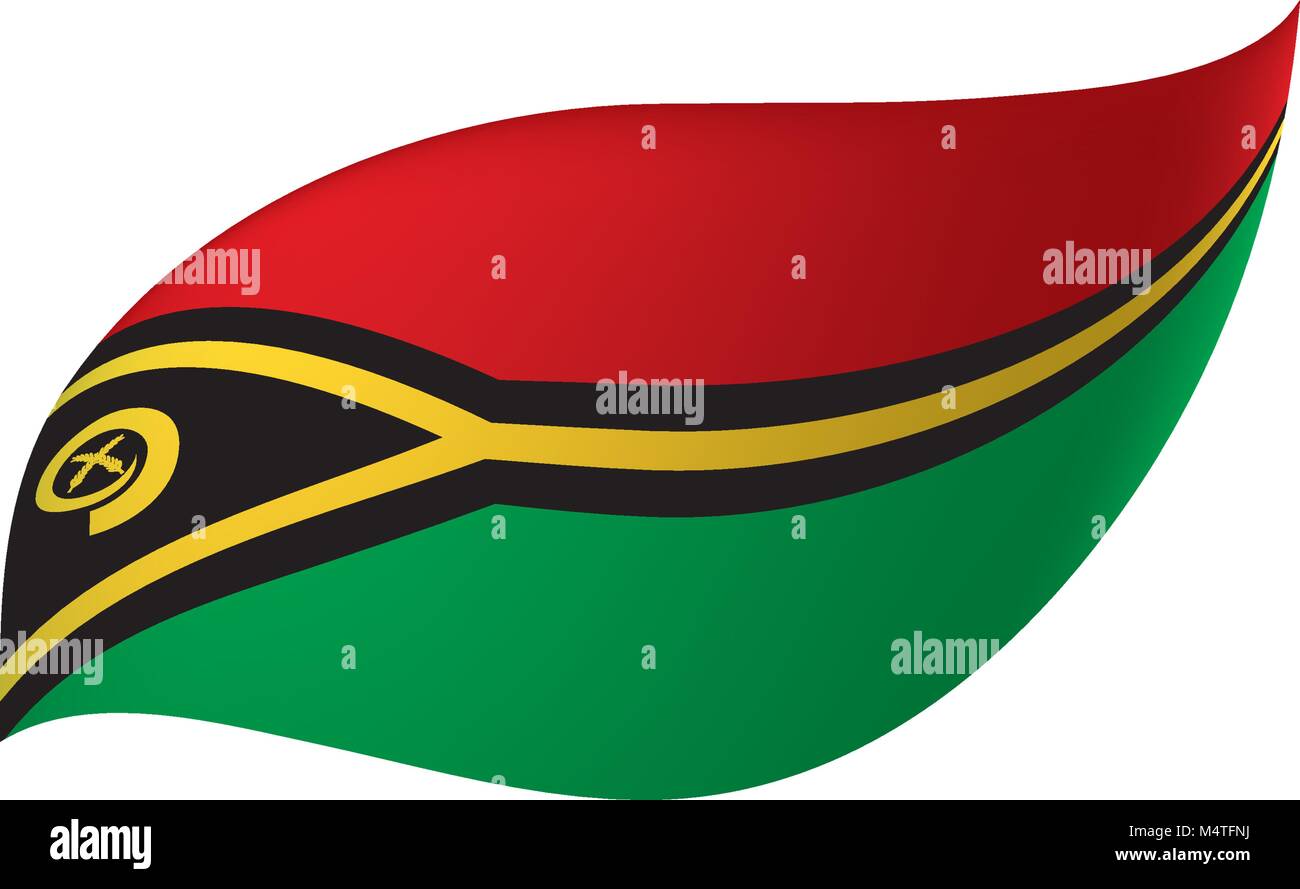 National flag vanuatu red green Stock Vector Images - Alamy