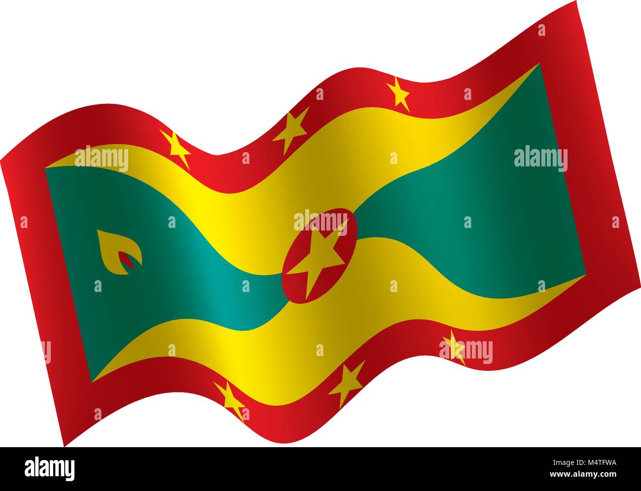 Grenada flag, vector illustration Stock Vector Image & Art - Alamy