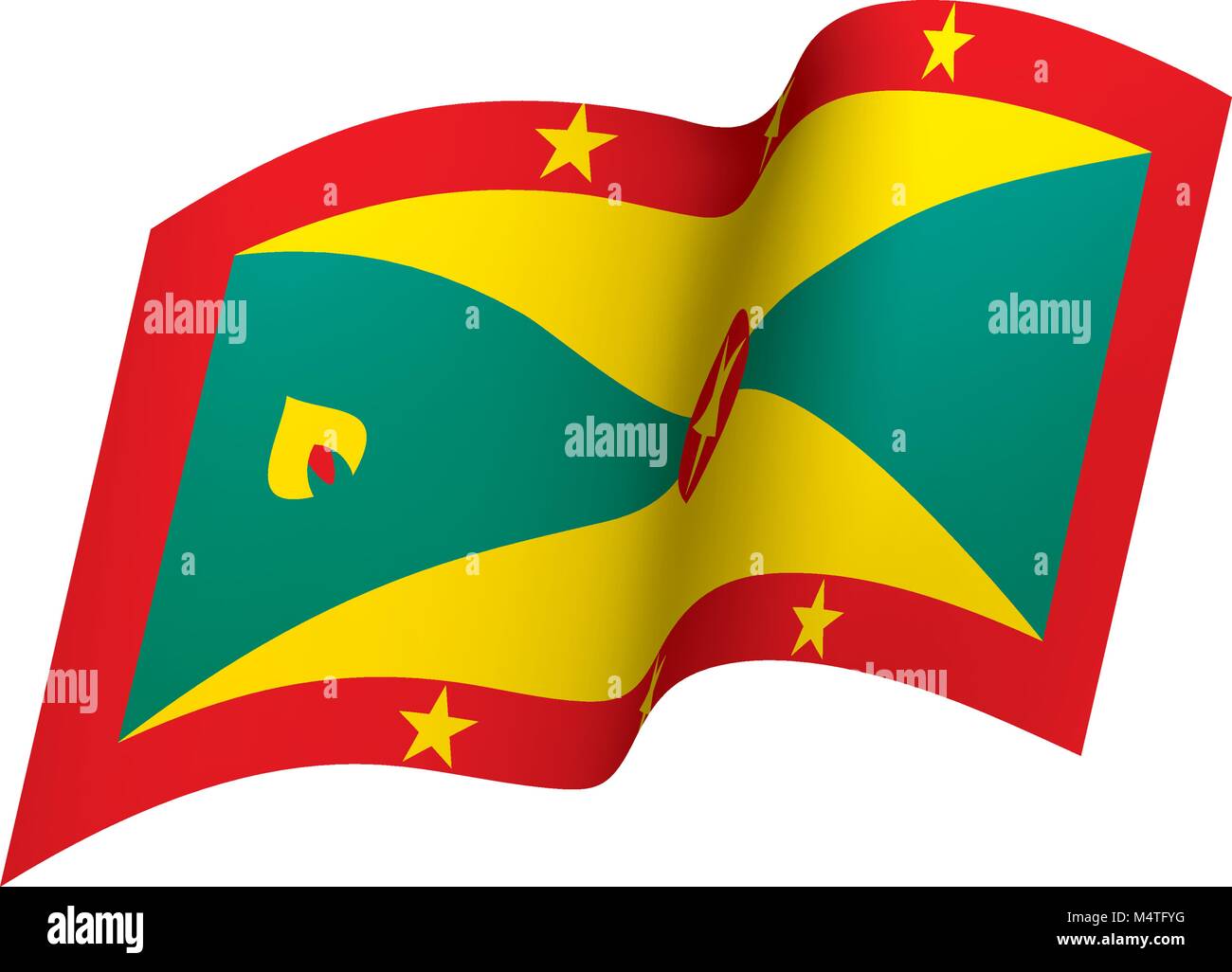 Grenada flag, vector illustration Stock Vector Image & Art - Alamy