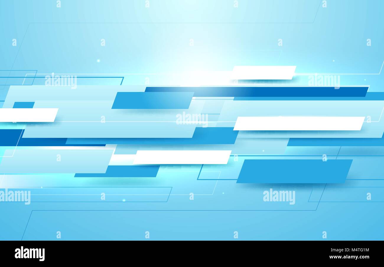 Abstract geometric rectangles shape and technology concept background ...