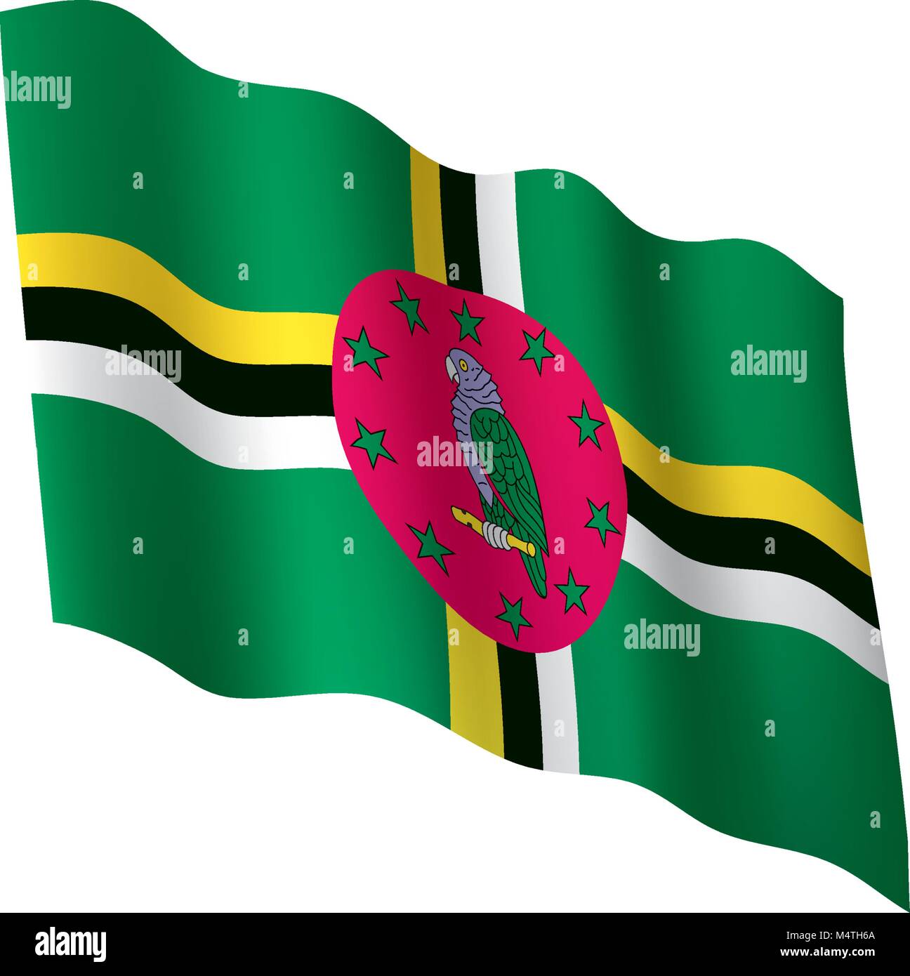 Dominica flag, vector illustration Stock Vector Image & Art - Alamy