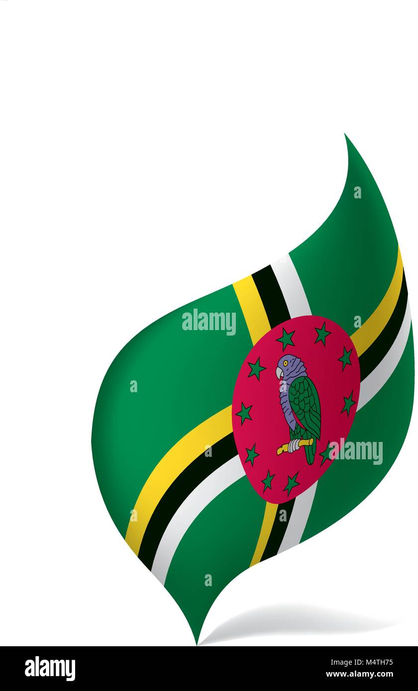 Dominica flag, vector illustration Stock Vector Image & Art - Alamy