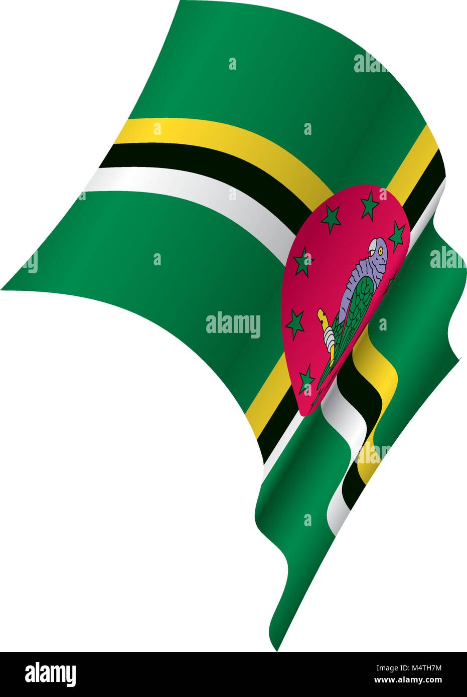 Dominica flag, vector illustration Stock Vector Image & Art - Alamy