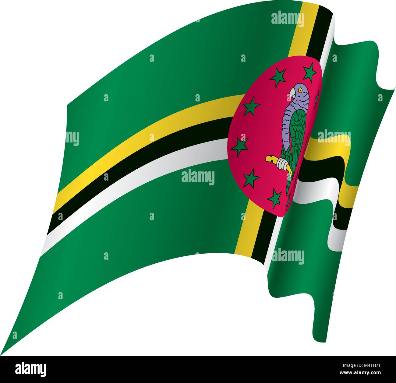 Dominica flag, vector illustration Stock Vector Image & Art - Alamy