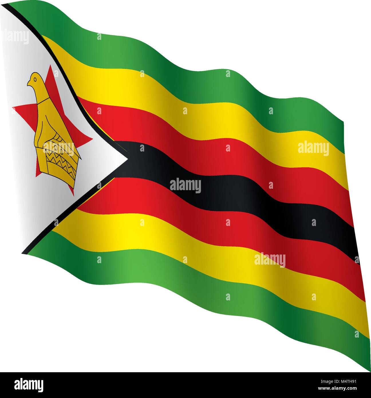 Zimbabwe flag, vector illustration Stock Vector Image & Art - Alamy
