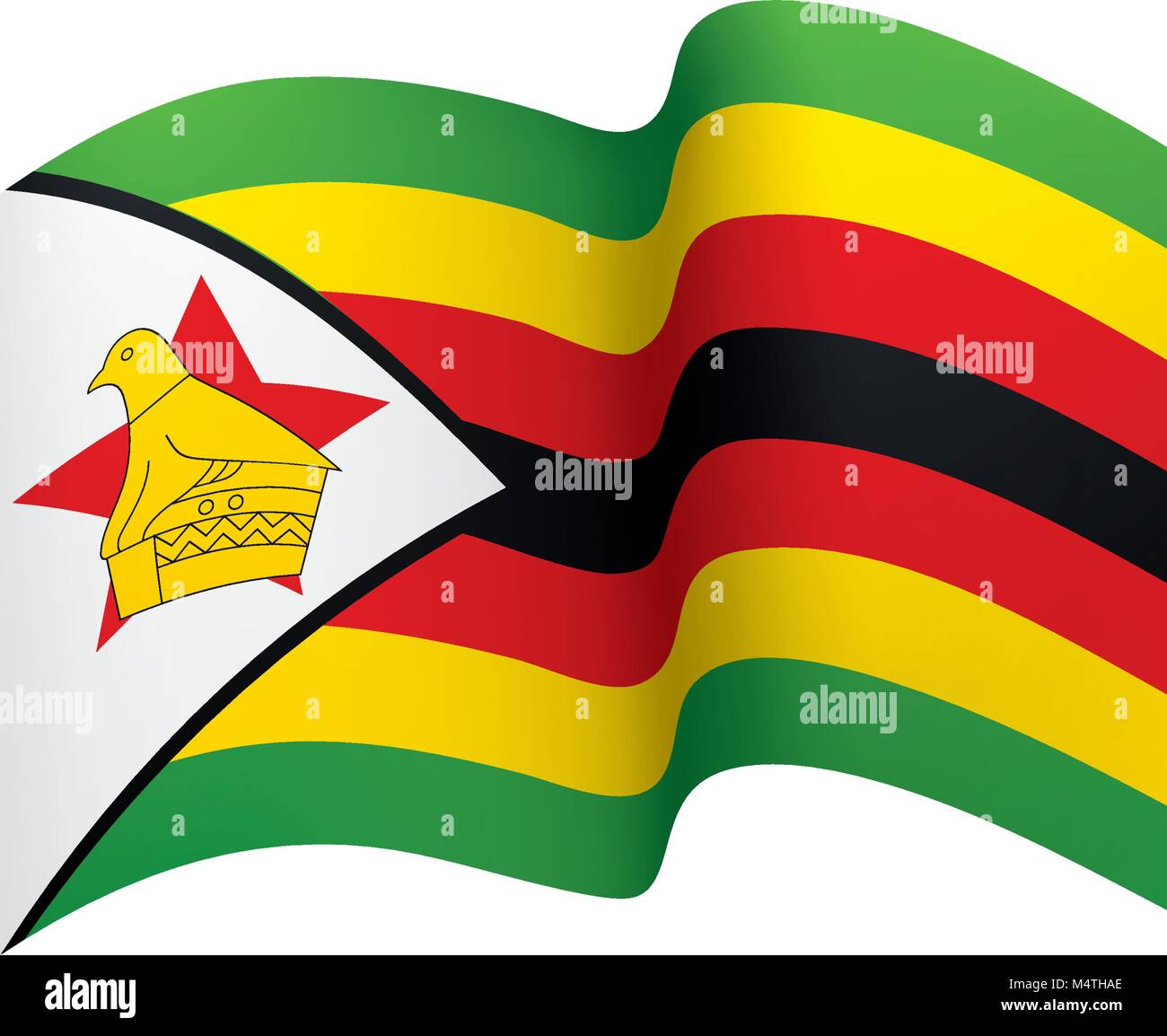 Zimbabwe flag, vector illustration Stock Vector Image & Art - Alamy