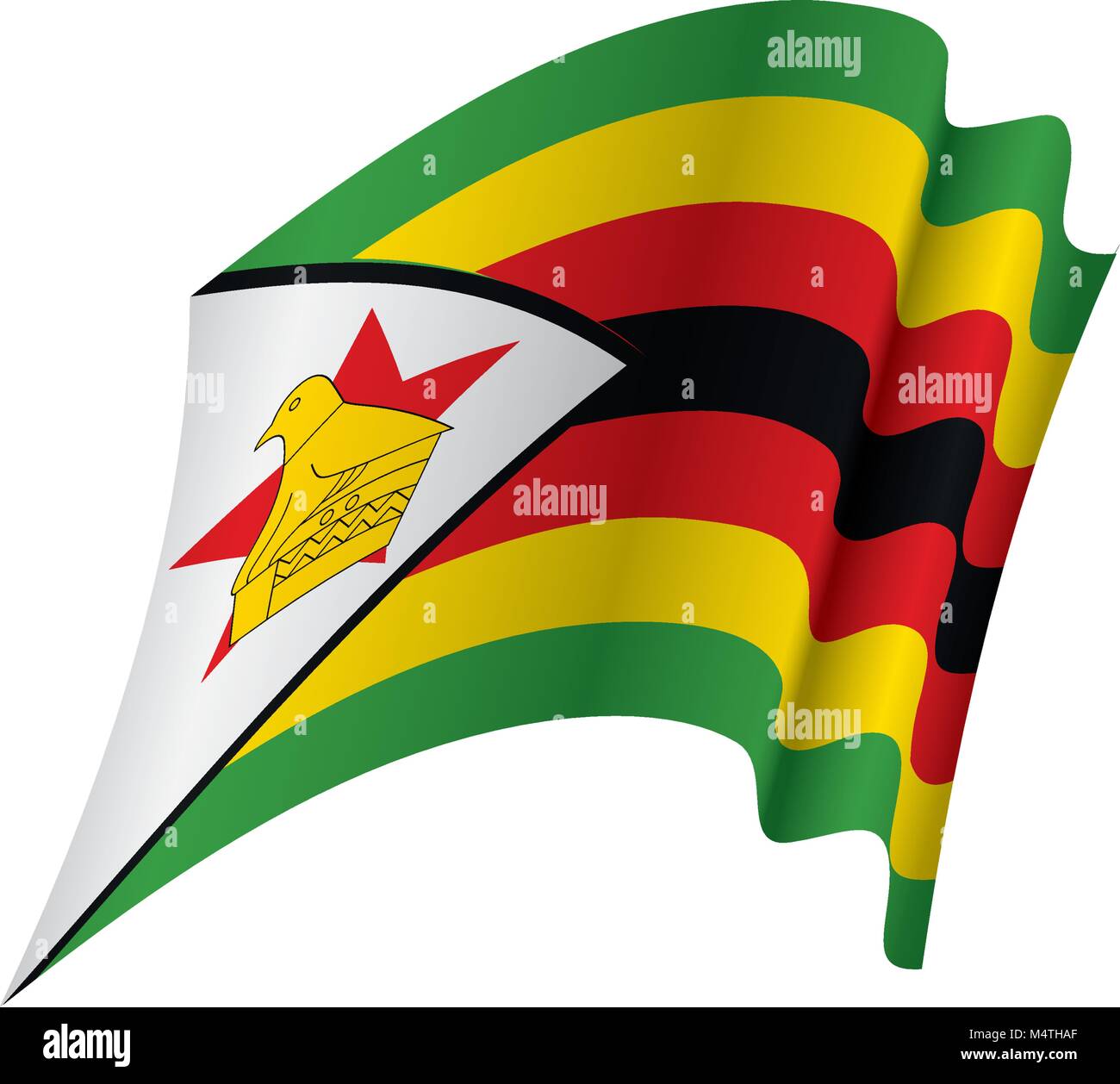 Zimbabwe flag, vector illustration Stock Vector Image & Art - Alamy