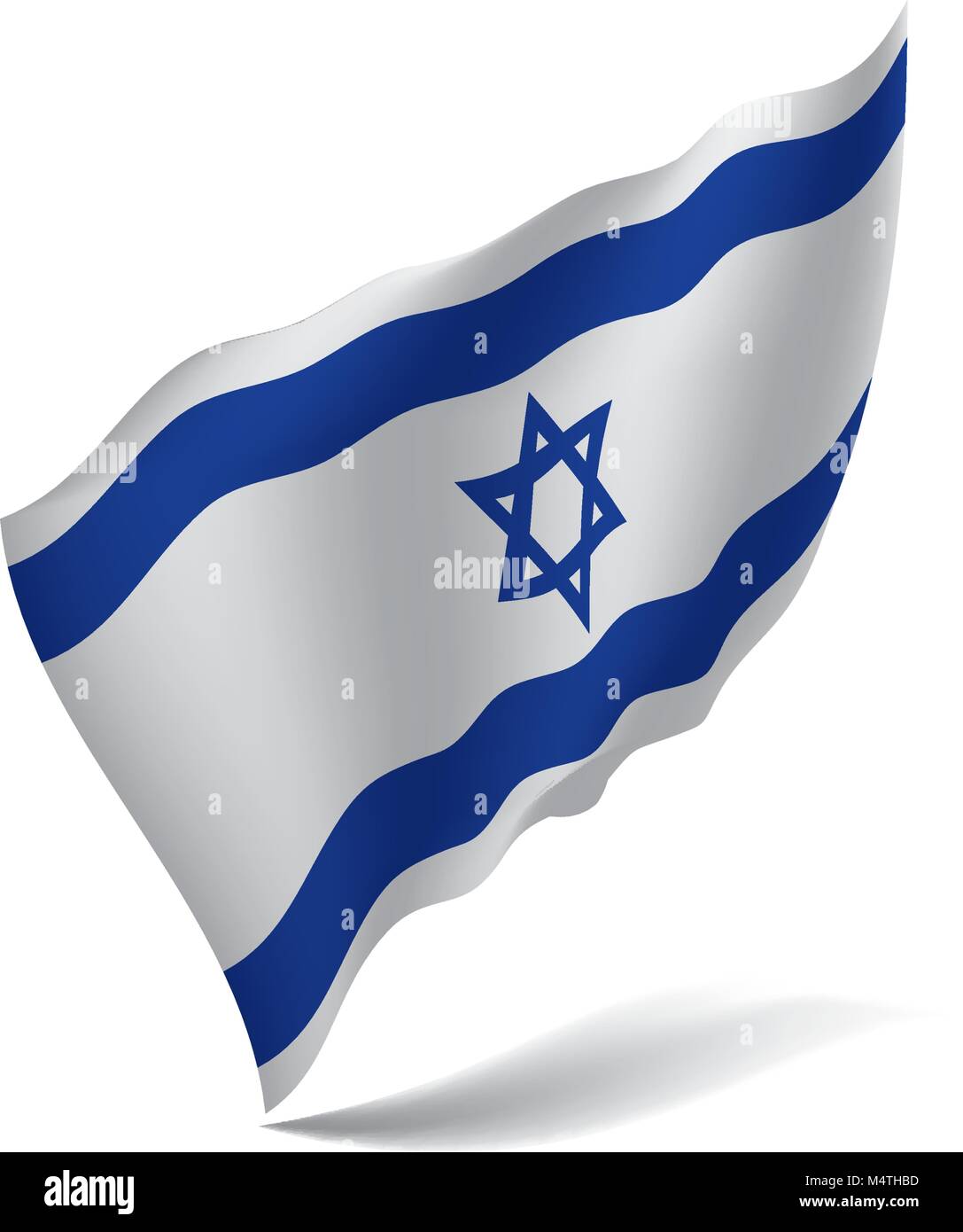 Israel flag, vector illustration Stock Vector Image & Art - Alamy