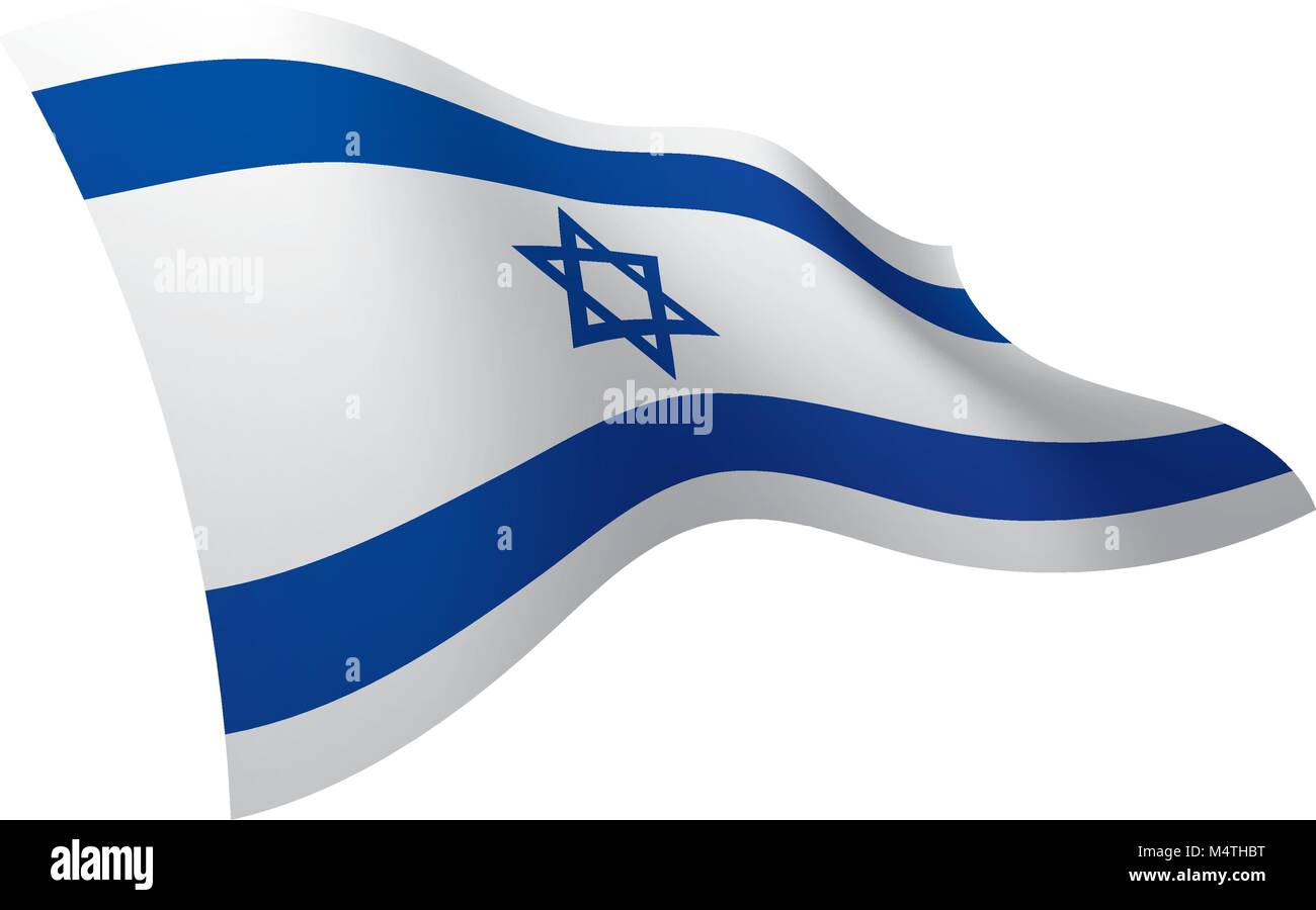 Israel flag, vector illustration Stock Vector Image & Art - Alamy