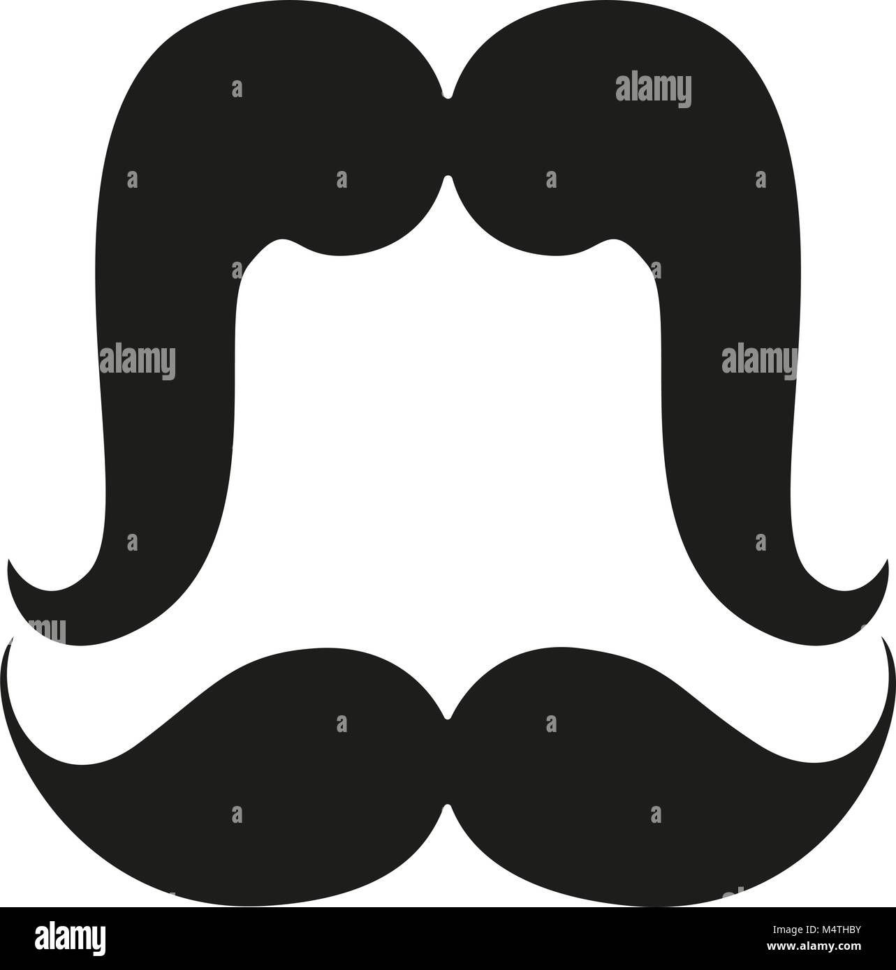 Cartoon icon poster man father dad day mustache moustache silhouette ...