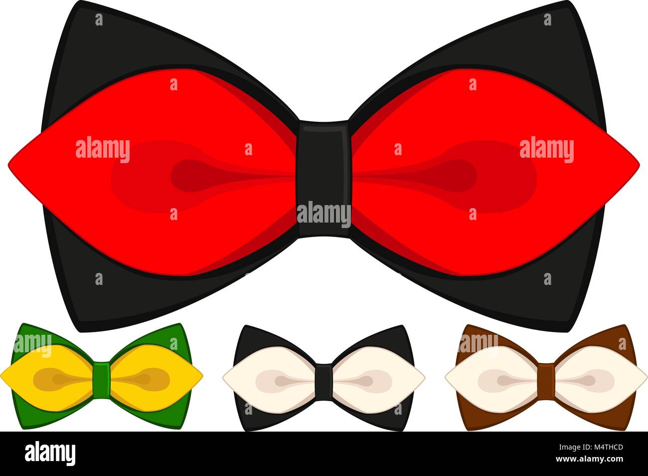 Cartoon icon poster man father dad day bow tie hipster set Stock Vector ...