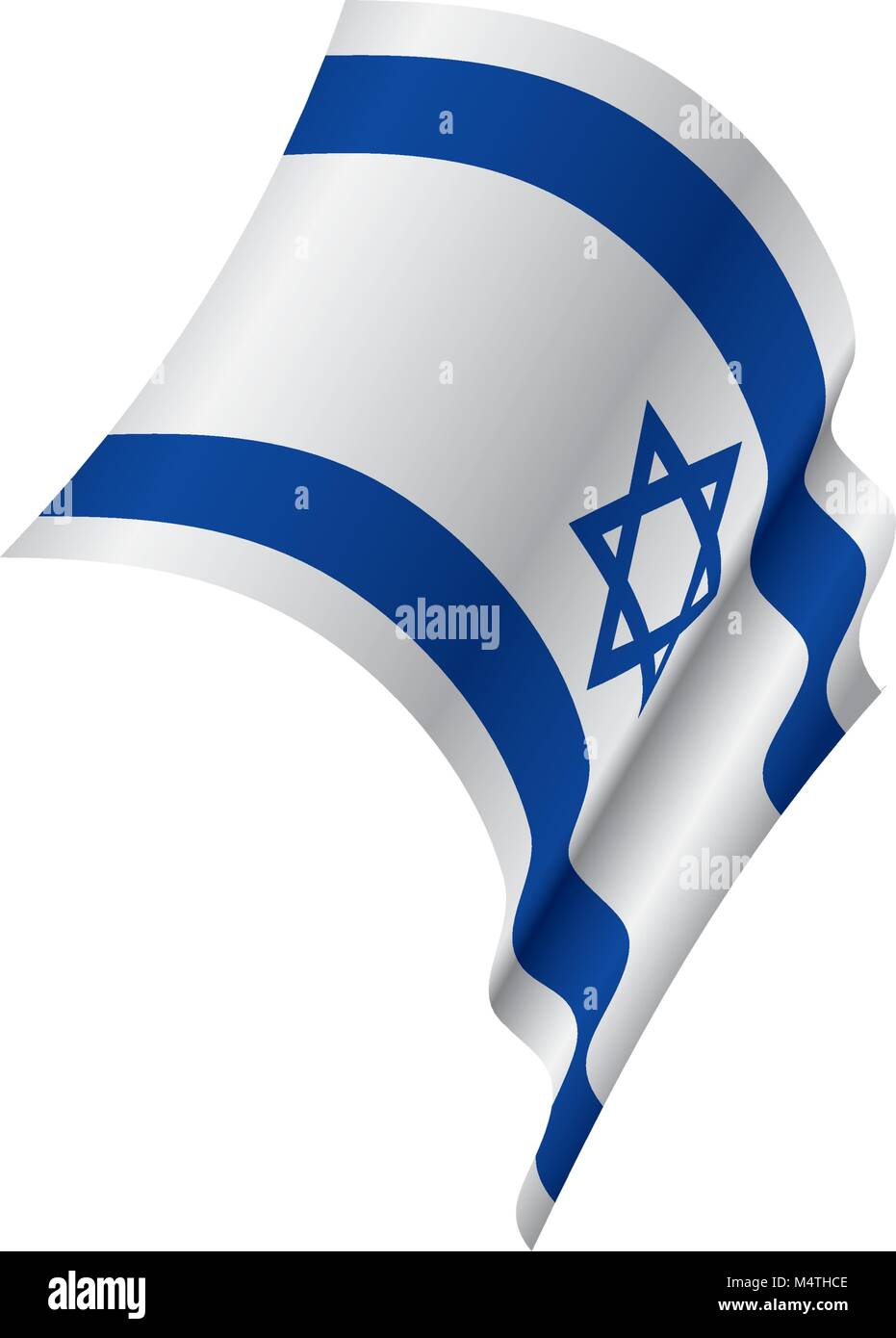 Israel flag, vector illustration Stock Vector Image & Art - Alamy
