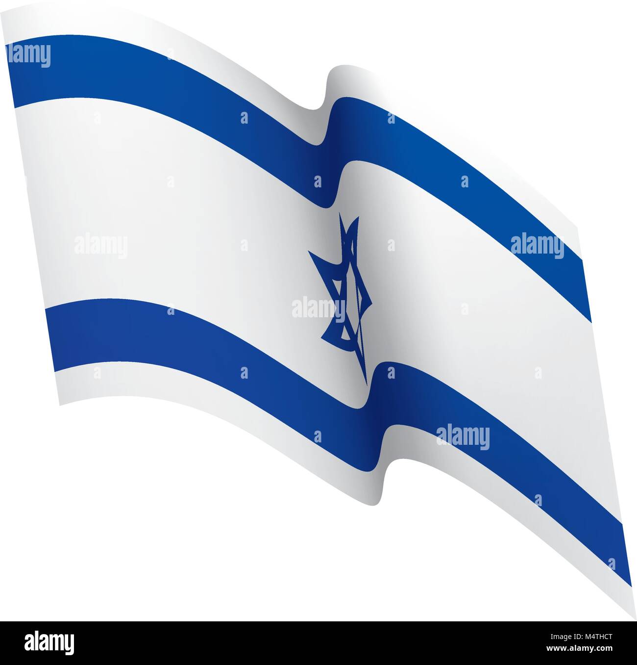 Israel flag, vector illustration Stock Vector Image & Art - Alamy