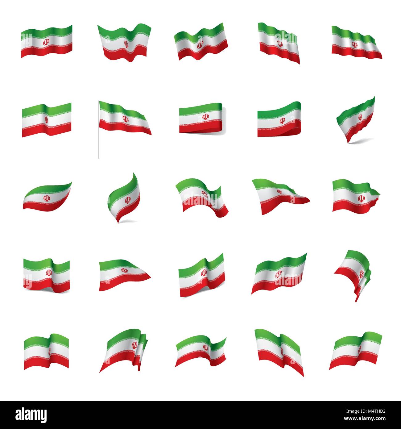 Iran flag, vector illustration Stock Vector Image & Art - Alamy