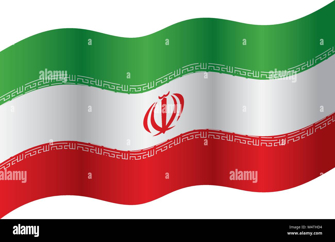 Iran flag, vector illustration Stock Vector Image & Art - Alamy