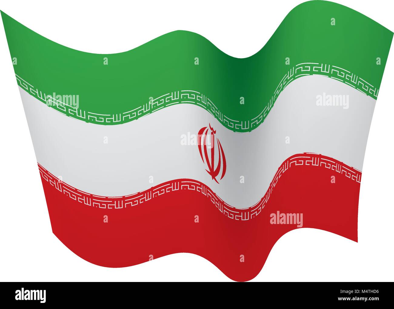 Iran flag, vector illustration Stock Vector Image & Art - Alamy