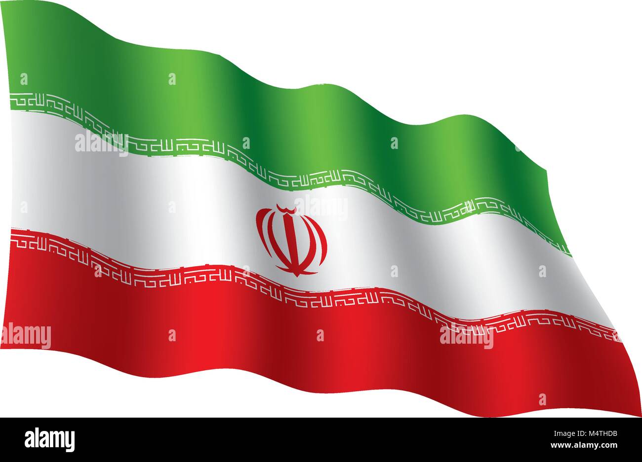 Iran flag, vector illustration Stock Vector Image & Art - Alamy