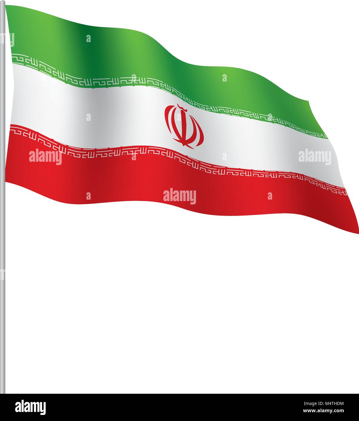 Iran flag, vector illustration Stock Vector Image & Art - Alamy