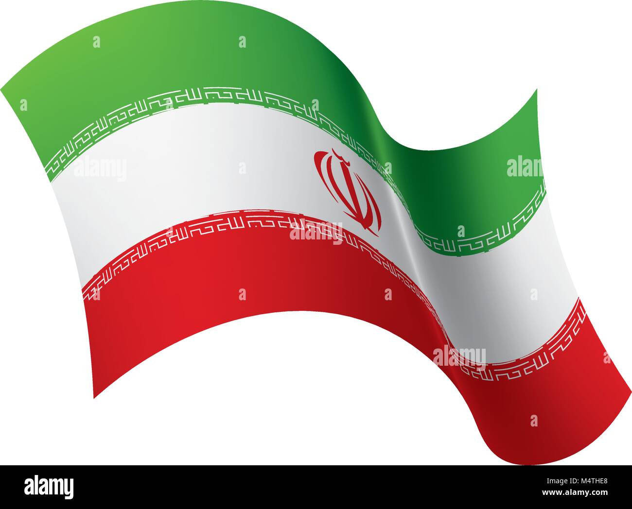 Iran flag, vector illustration Stock Vector Image & Art - Alamy