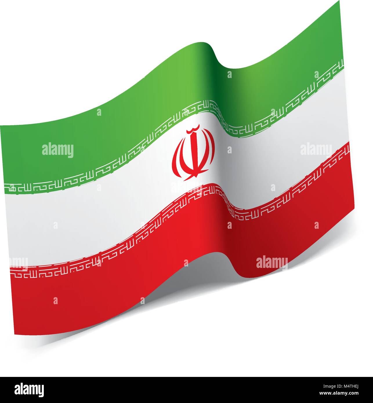 Iran flag, vector illustration Stock Vector Image & Art - Alamy