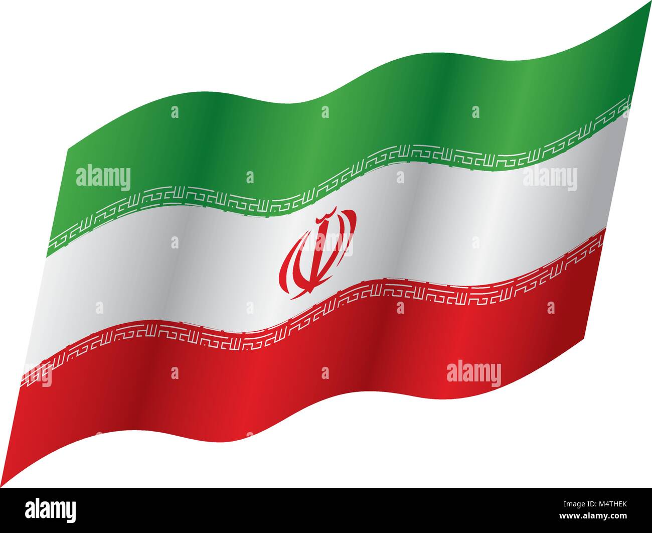 Iran flag, vector illustration Stock Vector Image & Art - Alamy