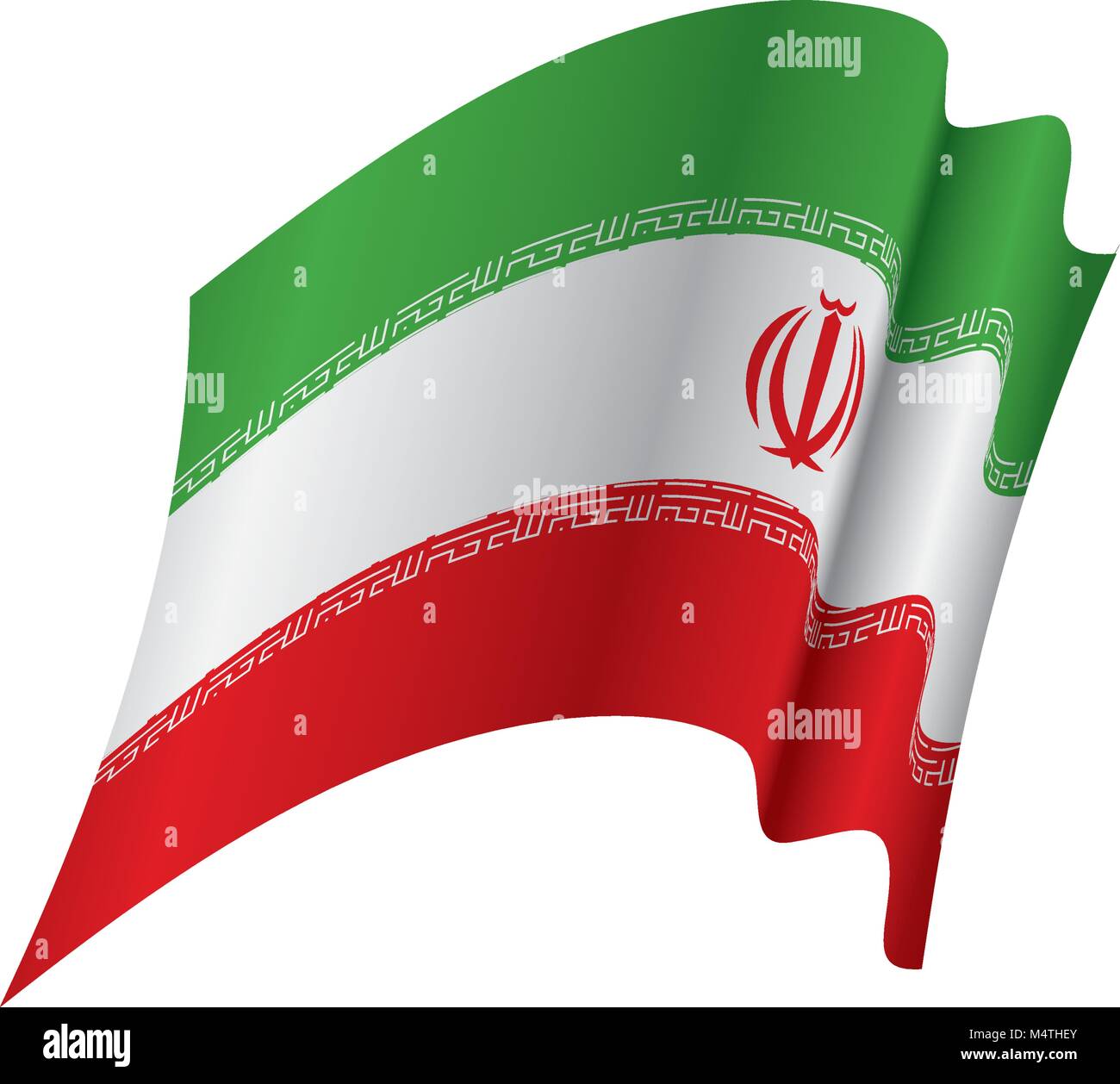 Iran flag, vector illustration Stock Vector Image & Art - Alamy