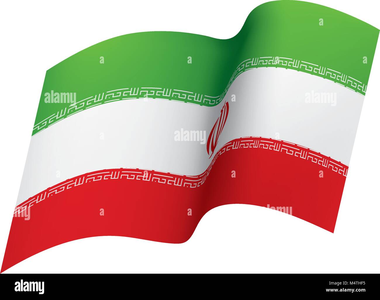 Iran flag, vector illustration Stock Vector Image & Art - Alamy